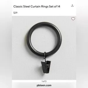 Pottery Barn Teen | Other | Pottery Barn Teen Classic Black Steel ...